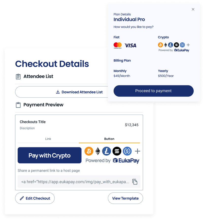 EukaPay: Accept Crypto Payments and Get Paid in Dollars